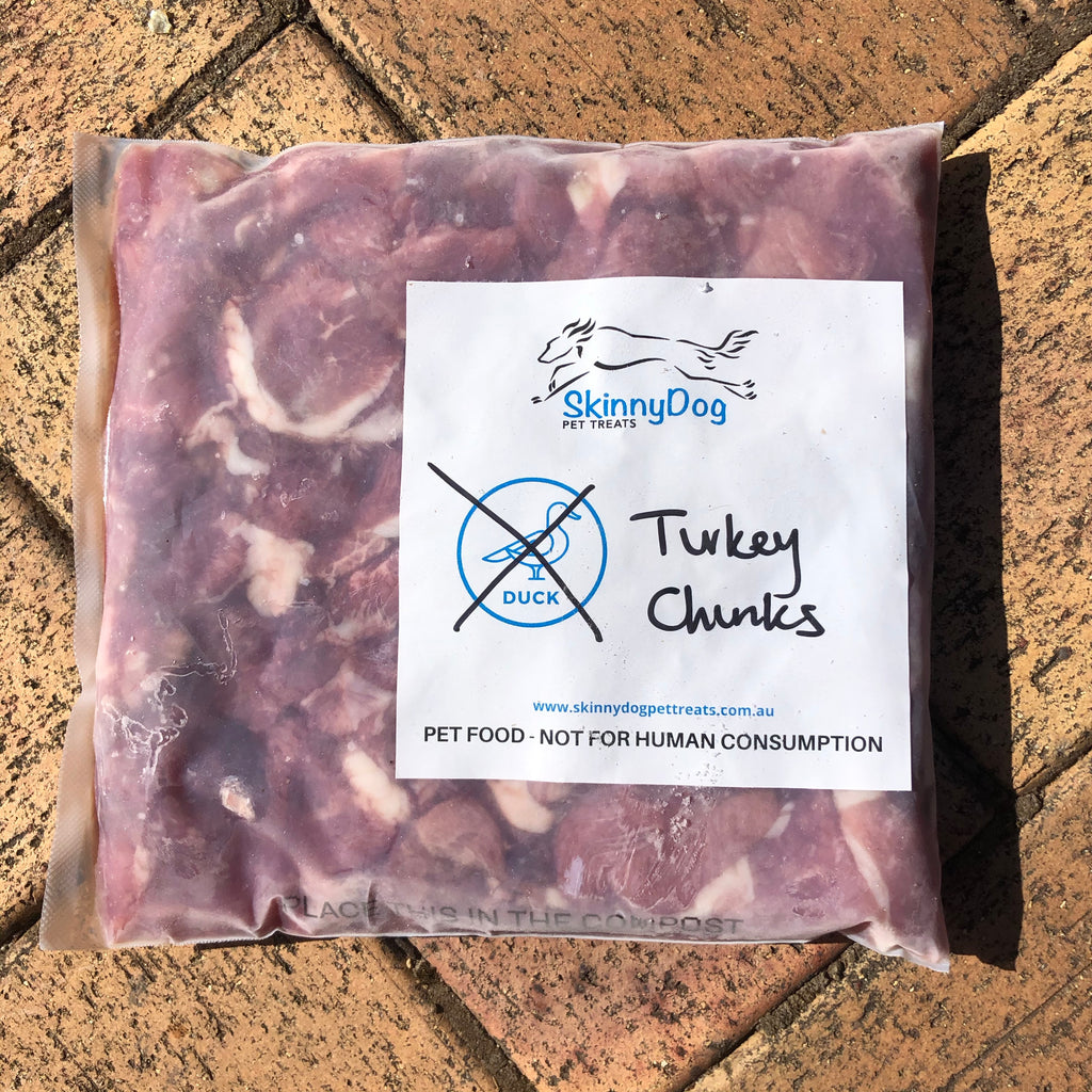 Turkey chunks – SkinnyDog Pet Treats